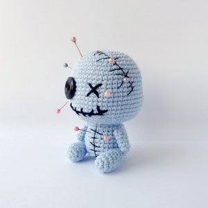 Sitting Voodoo Doll Crochet Pattern Amigurumi Doll - Etsy