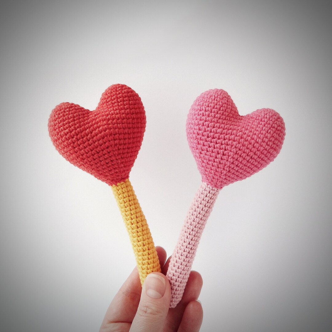 Valentines Day Heart Magic Wand Crochet Pattern Crochet Magic - Etsy