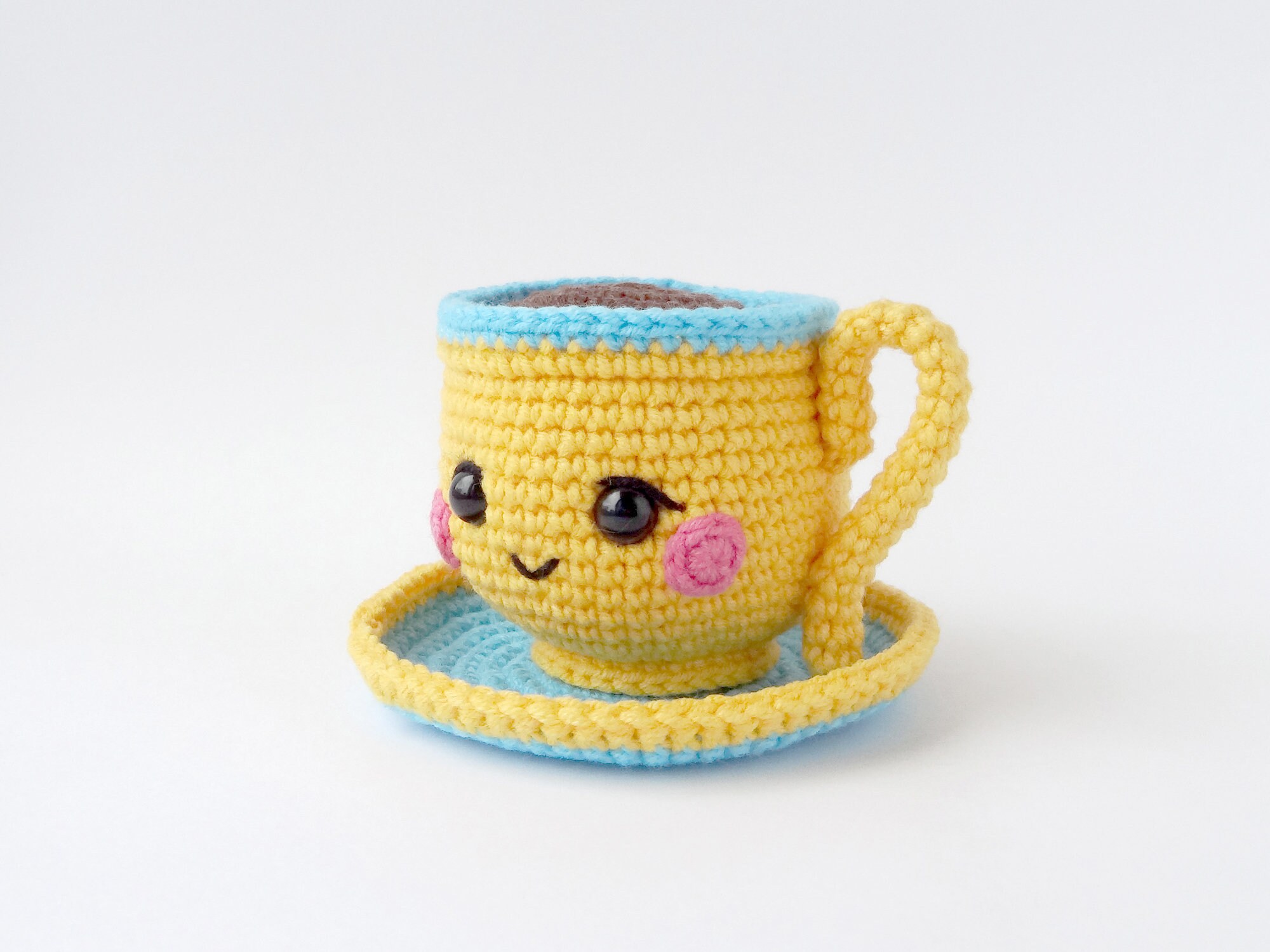 Cute Coffee Cup Crochet Pattern Amigurumi Food Toy | Etsy