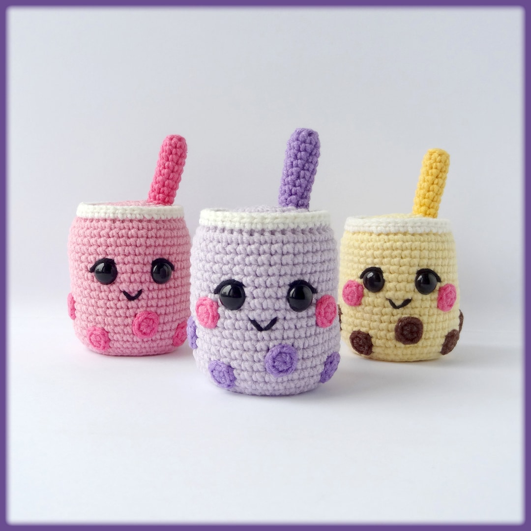 Boba Tea Crochet Pattern Amigurumi Pdf Tutorial - Etsy