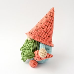 Carrot Gnome Crochet Pattern, Easter Gnome With a Carrot Home ...