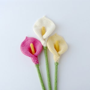 Calla Lily Crochet Pattern, Crochet Calla Lily Flowers Pdf Tutorial - Etsy