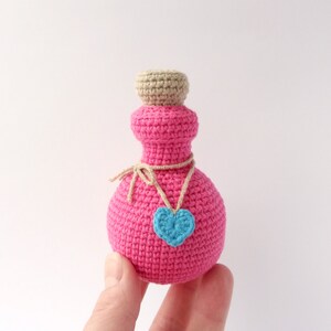 Love Potion Bottle Crochet Pattern - Etsy