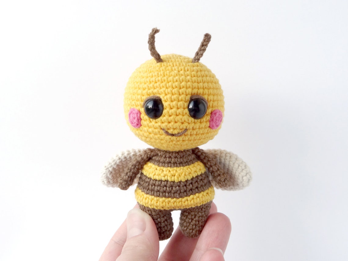 Little Bee Crochet Pattern Cute Honey Bee Amigurumi Crochet - Etsy