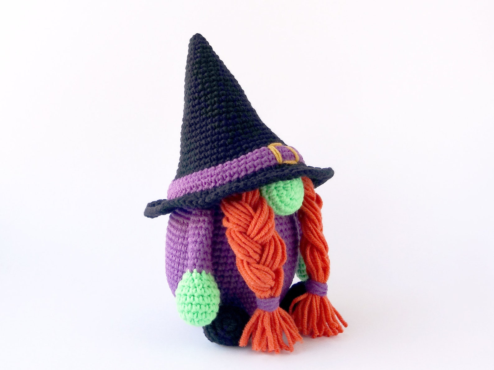 Witch Gnome Crochet Pattern Halloween Amigurumi Toy Halloween - Etsy