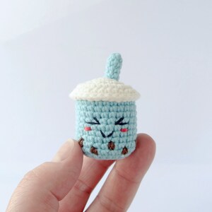 Boba Tea Keychain Crochet Pattern, Cute Crochet Tiny Boba Tea Amigurumi ...