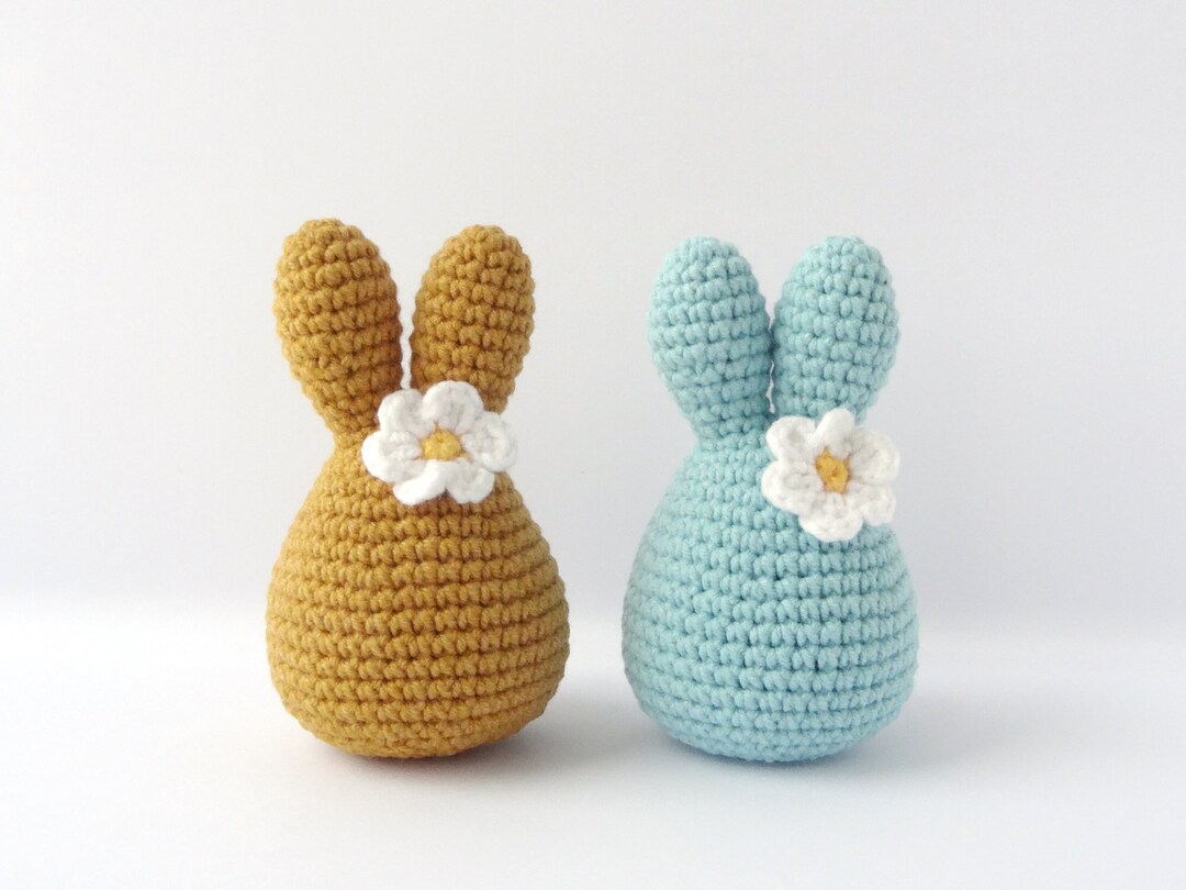 Crochet Pattern Bunny Egg Easter Decoration Bunny Crochet - Etsy