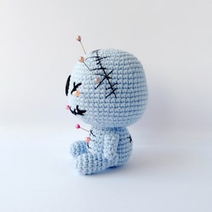Sitting Voodoo Doll Crochet Pattern Amigurumi Doll - Etsy