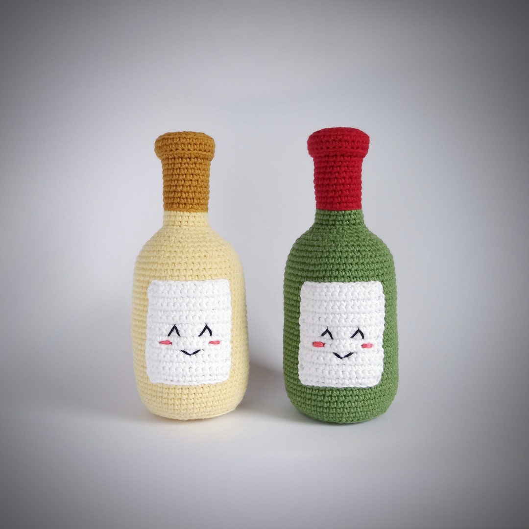 Wine Bottle Crochet Pattern Cute Amigurumi Wine (Download Now) - Etsy