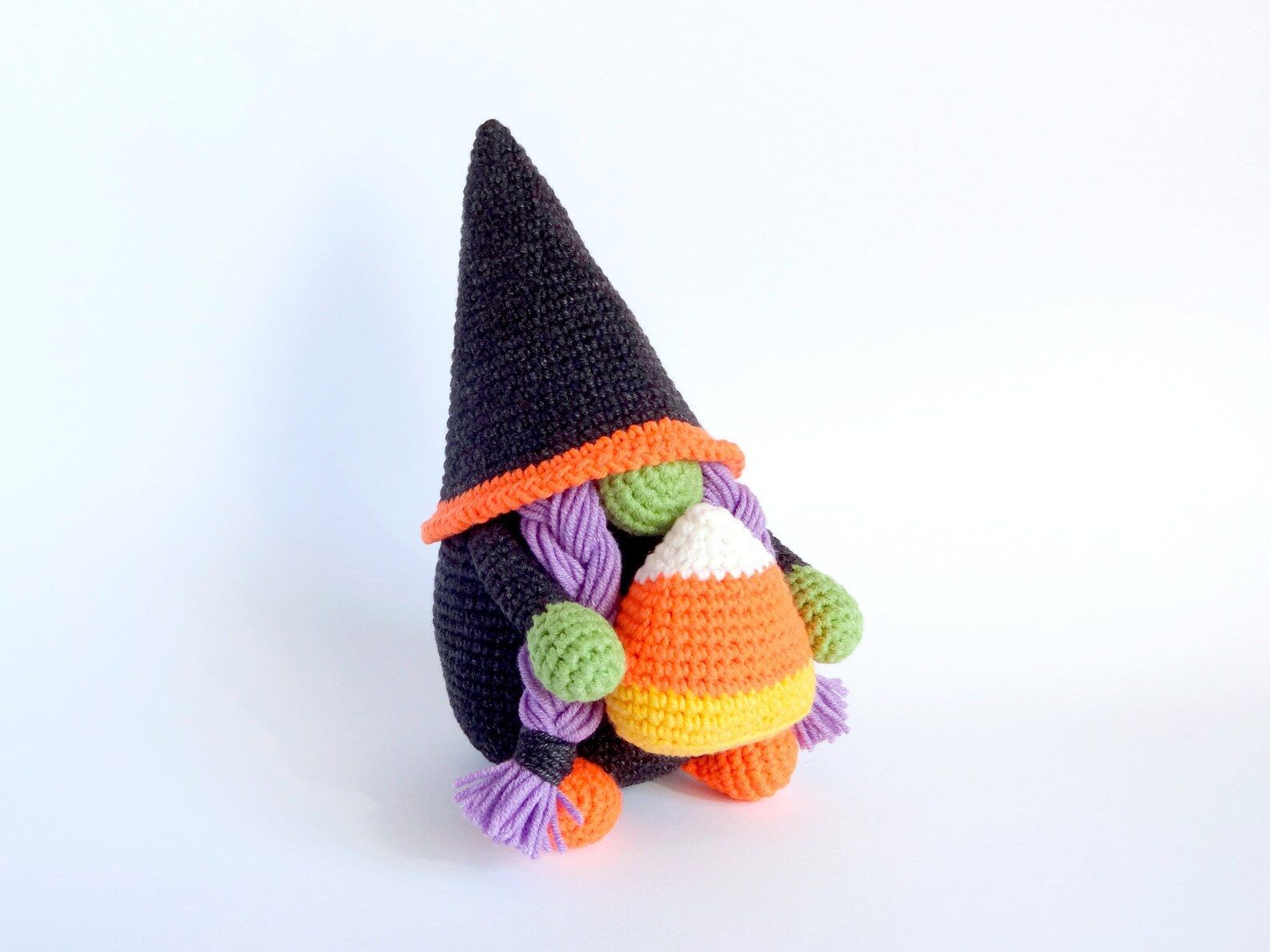 Gnome With Candy Corn Crochet Pattern Halloween Amigurumi Toy - Etsy
