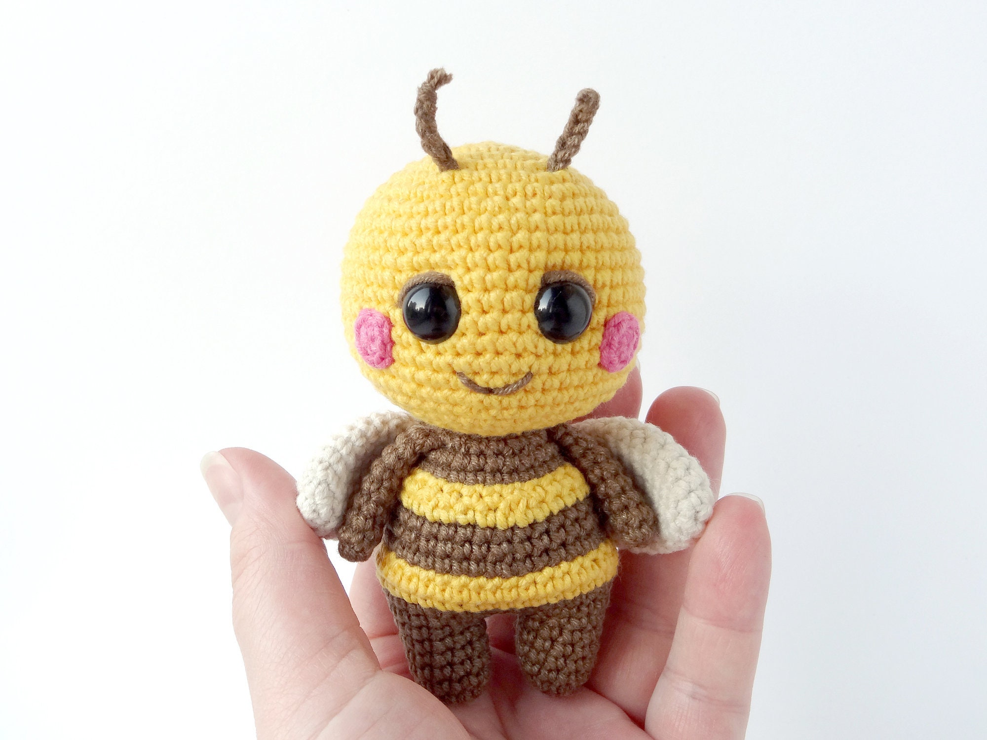 Little Bee Crochet Pattern Cute Honey Bee Amigurumi Crochet - Etsy