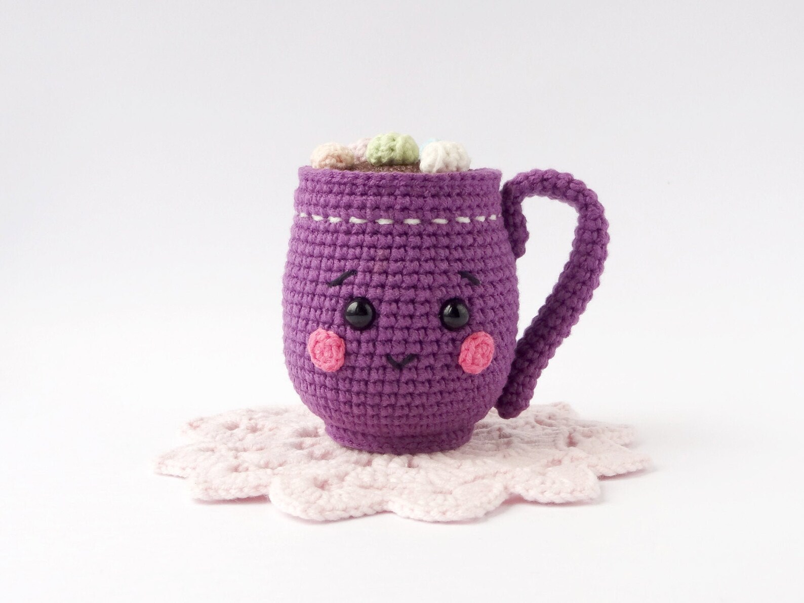 Amigurumi Coffee Cup Crochet Pattern Cute Coffee Cup With - Etsy Sweden