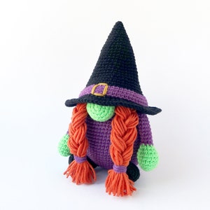 Witch Gnome Crochet Pattern Halloween Amigurumi Toy - Etsy