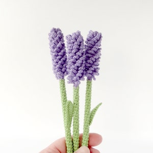 Lavender Crochet Pattern, Crochet Lavender Flowers Pdf Tutorial - Etsy