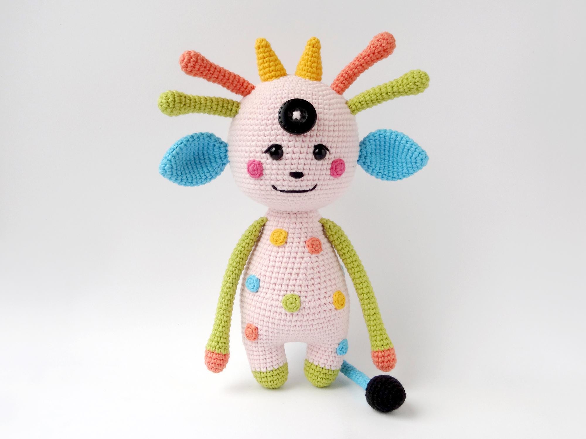 Cute Monster Doll Crochet Pattern - Etsy