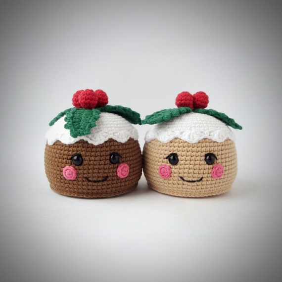 Christmas Pudding Crochet Pattern Christmas Sweet & Drink Crochet