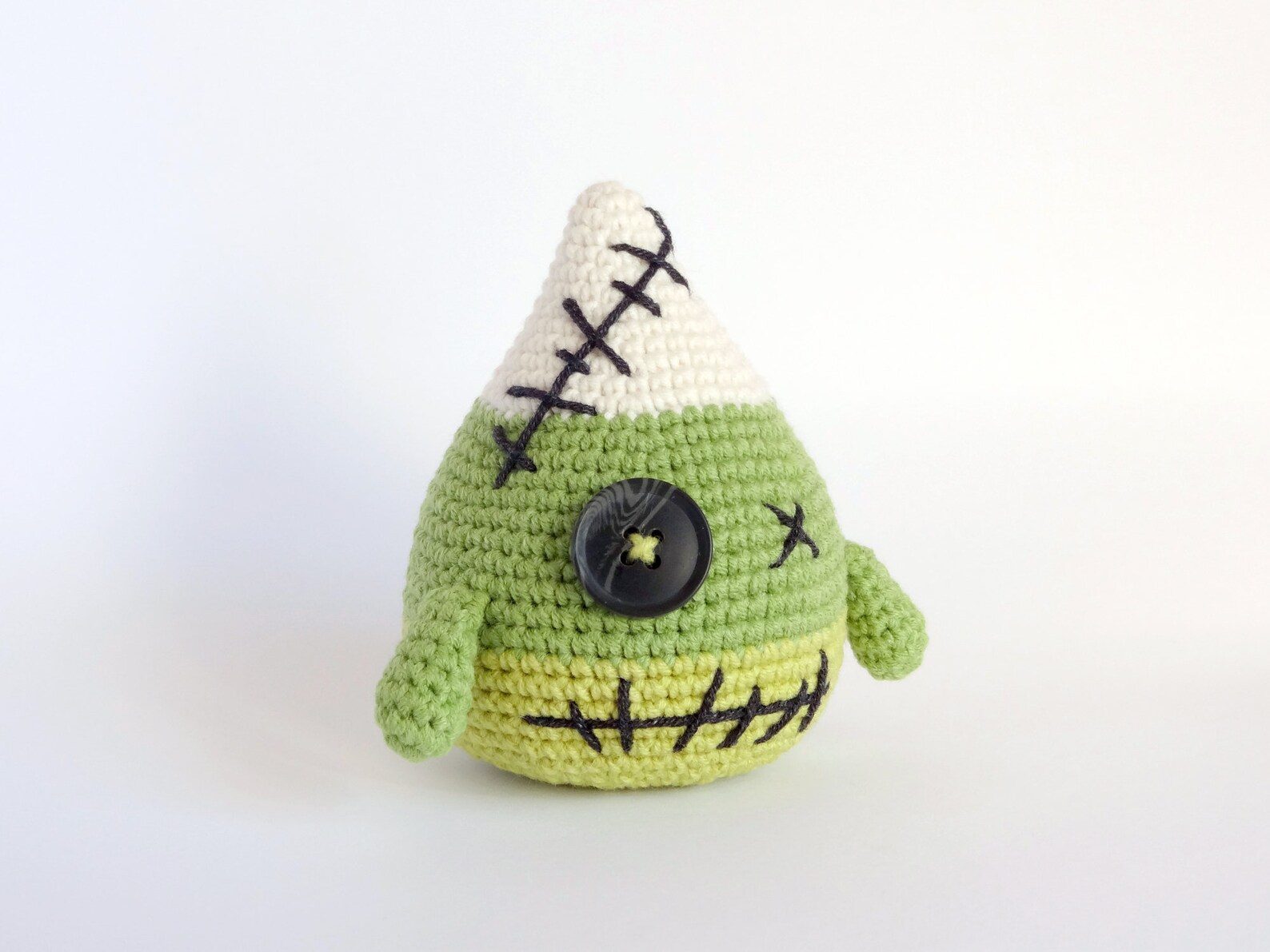 Creepy Zombie Candy Corn Crochet Pattern Halloween Amigurumi - Etsy