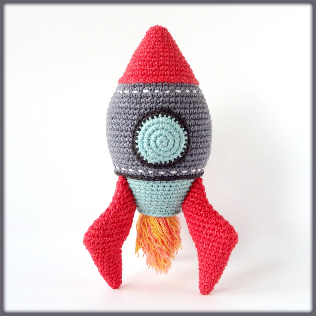 Rocket Crochet Pattern Amigurumi Toy - Etsy