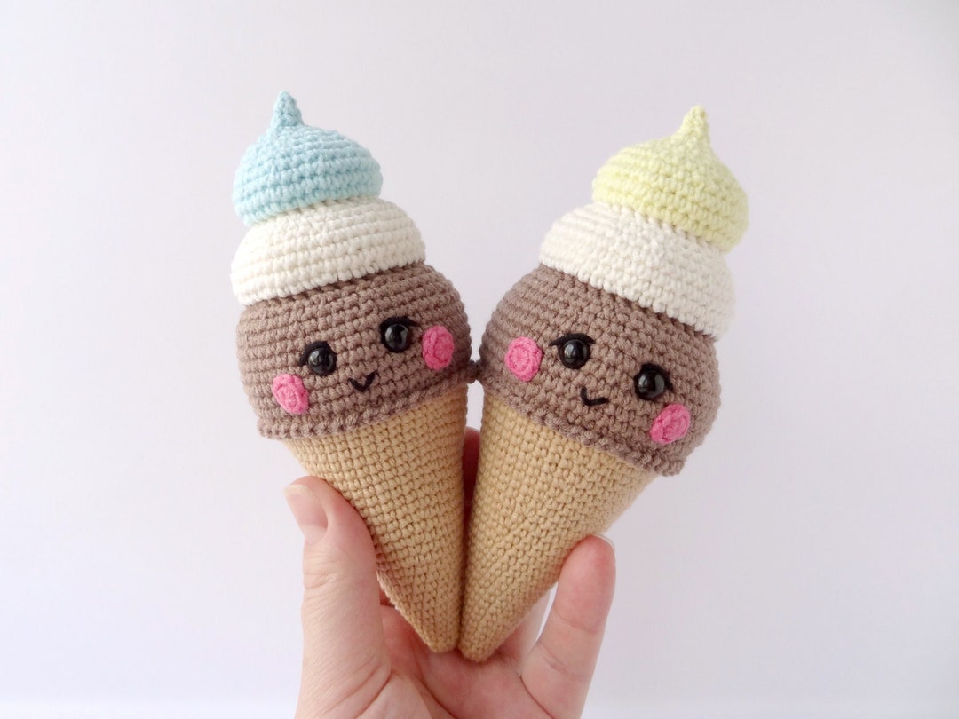Ice Cream Crochet Pattern Crochet Ice Cream Pattern - Etsy