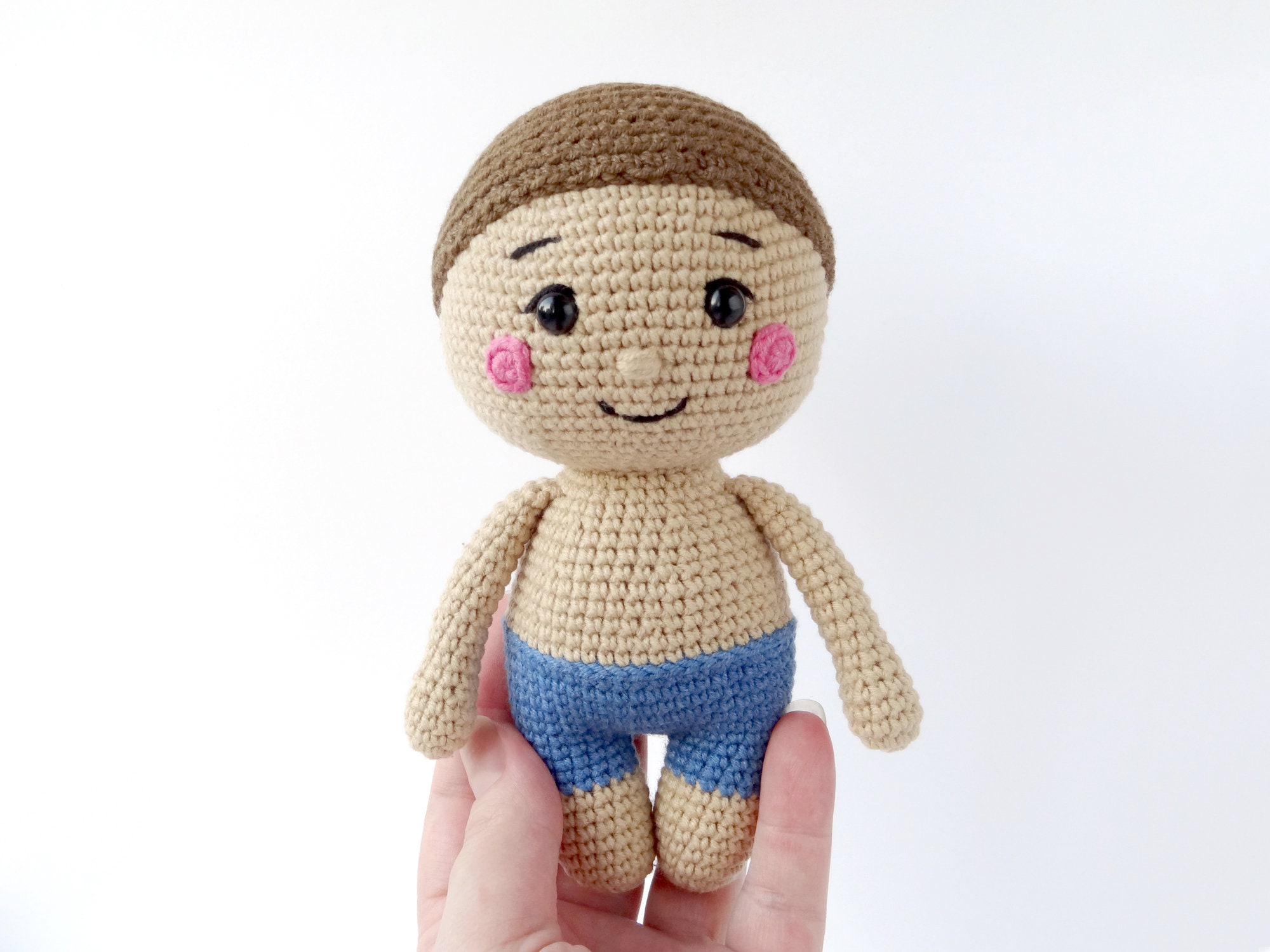 Boy Crochet Pattern Amigurumi Doll - Etsy