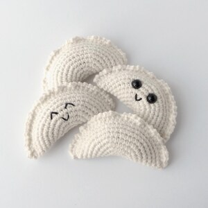 Pierogi Crochet Pattern Cute Amigurumi Food, Crochet Dumplings Pdf ...