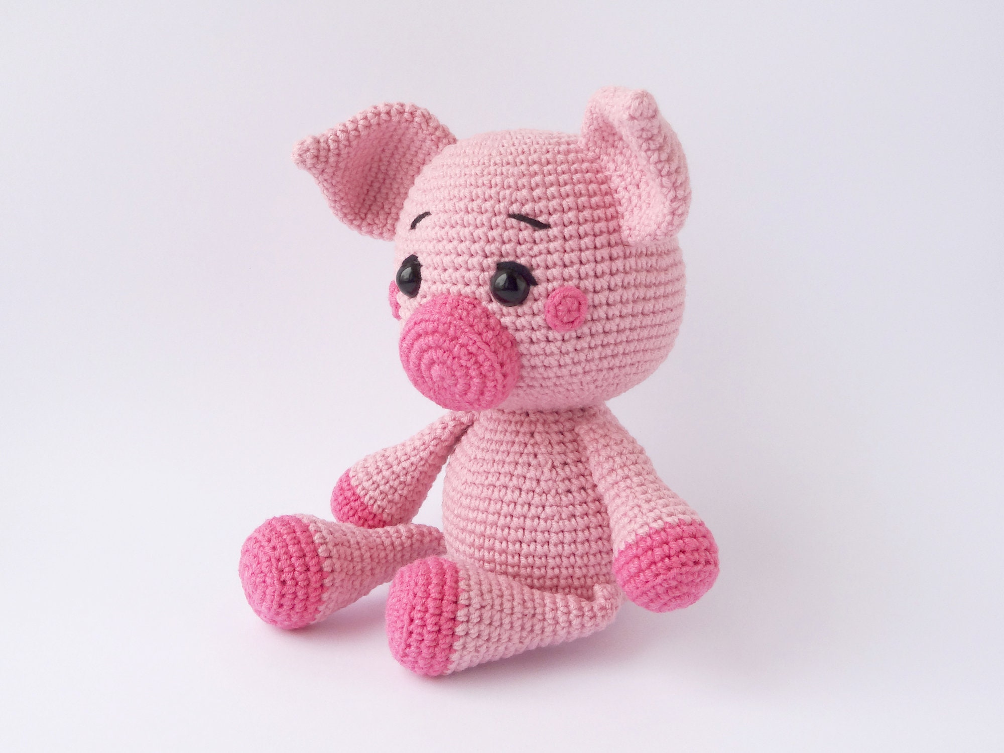 Oinker the Pig Crochet Pattern Amigurumi Toy Crochet Pig | Etsy