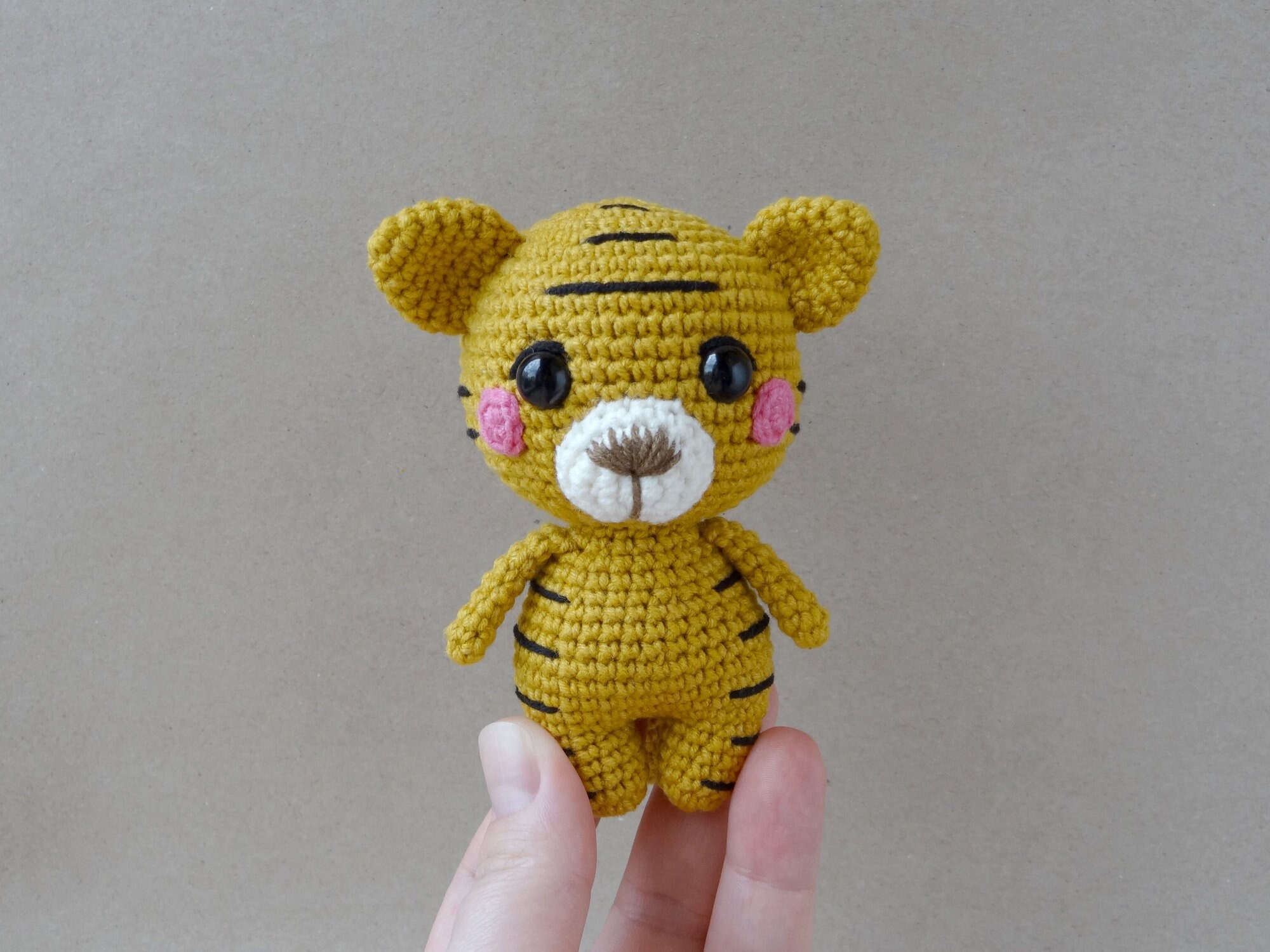 Little Tiger Crochet Pattern Amigurumi Toy Crochet Tiger - Etsy