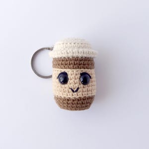 Cute Coffee Cup Keychain Crochet Pattern - Etsy
