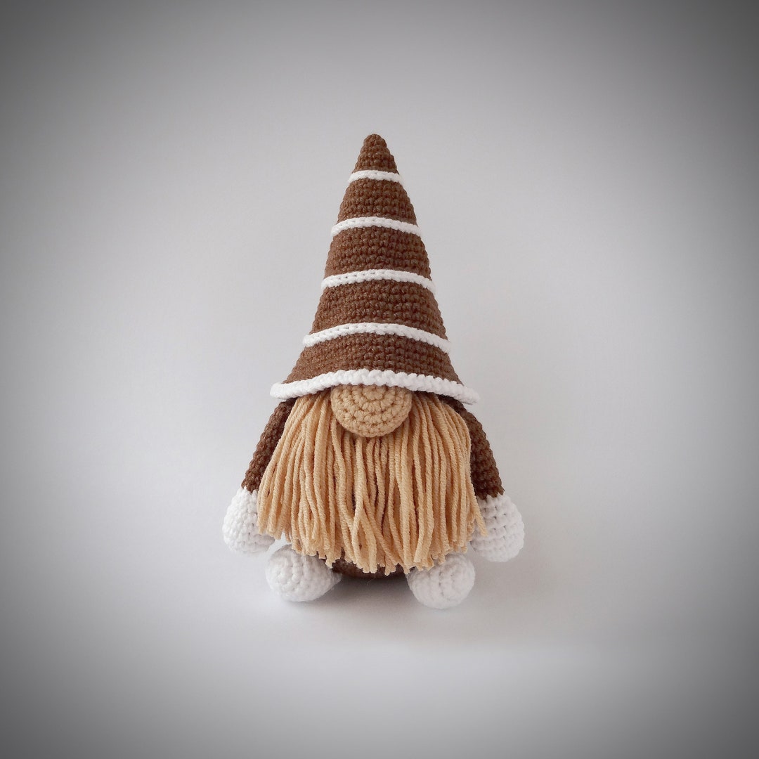 Gingerbread Gnome Crochet Pattern Christmas Gnome (Download Now) - Etsy