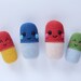 Amigurumi Pills Crochet Pattern, 4 Pill Sizes in 1 Crochet Pattern ...
