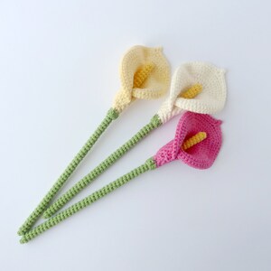 Calla Lily Crochet Pattern, Crochet Calla Lily Flowers Pdf Tutorial - Etsy