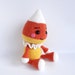 Halloween Crochet Pattern Candy Corn Doll Amigurumi Toy - Etsy