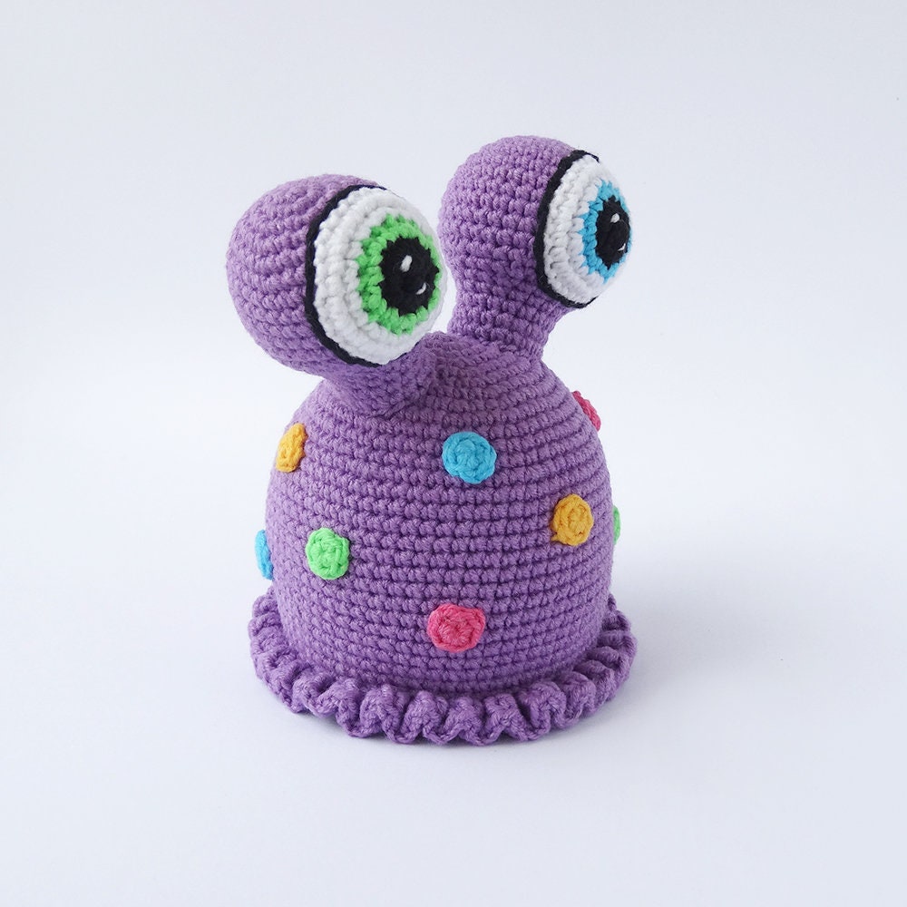 Cute Amigurumi Monster Slug Crochet Pattern - Etsy