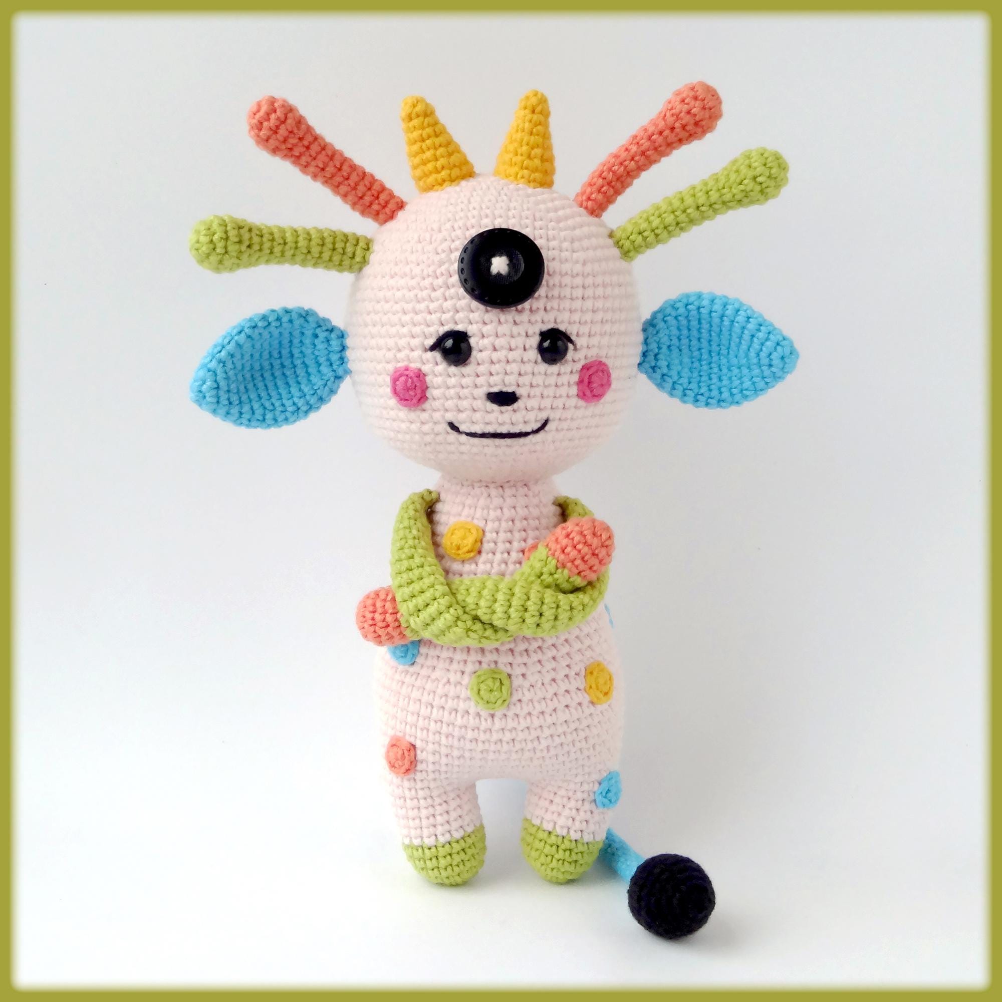 Cute Monster Doll Crochet Pattern - Etsy