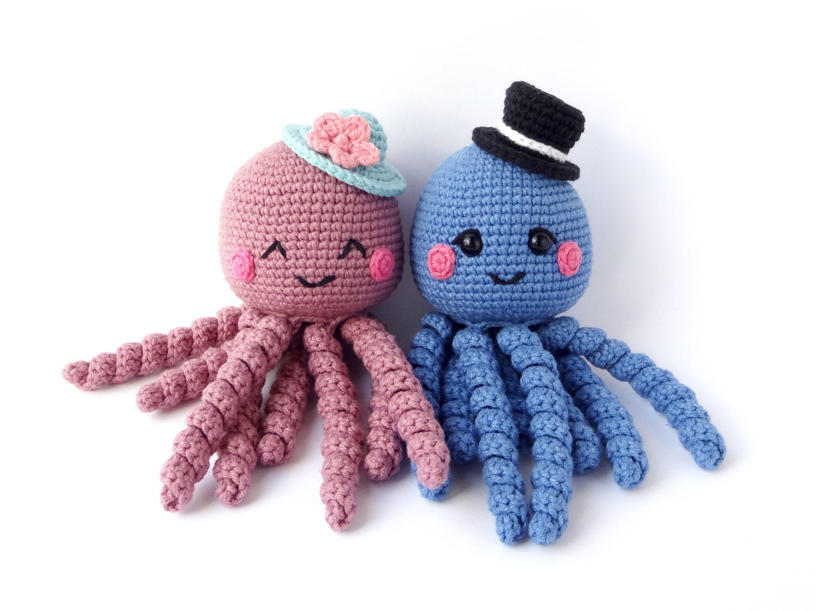 Cute Octopuses Crochet Pattern Amigurumi Toys Crochet - Etsy
