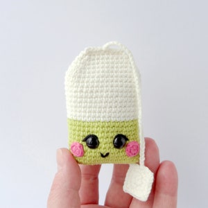 Tea Bag Crochet Pattern, Cute Amigurumi Tea Bag Pattern - Etsy