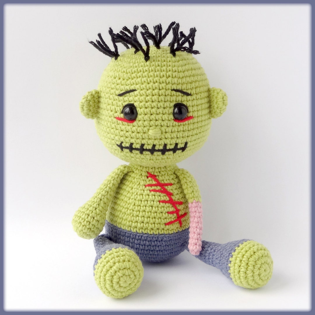 Creepy Cute Zombie Doll Crochet Pattern - Halloween Amigurumi PDF ...