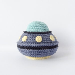 Flying Saucer Crochet Pattern, Crochet UFO Amigurumi Pattern - Etsy