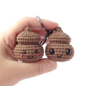 Poop Keychain Crochet Pattern, Cute Crochet Poo Amigurumi Pdf Tutorial ...