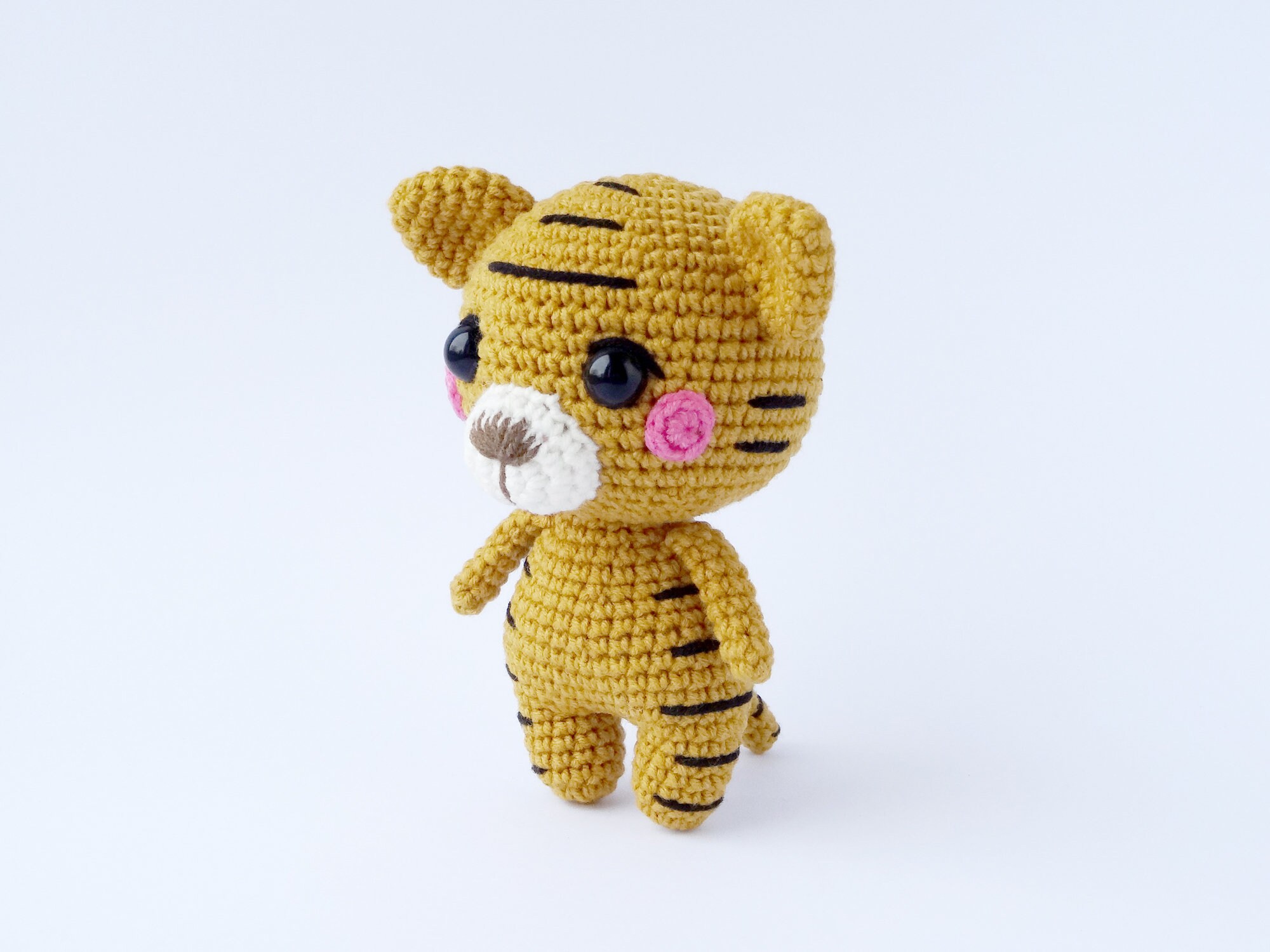 Little Tiger Crochet Pattern Amigurumi Toy Crochet Tiger - Etsy