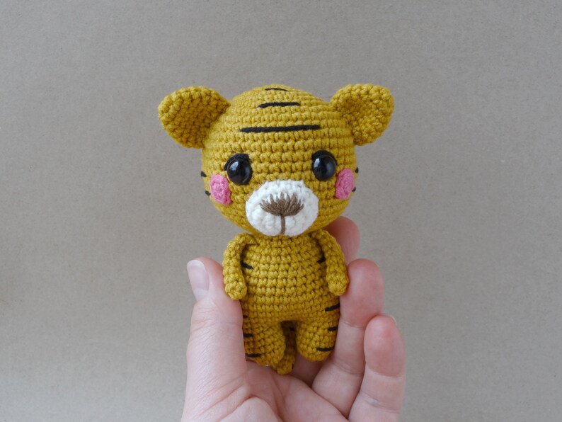 Little Tiger Crochet Pattern Amigurumi Toy Crochet Tiger - Etsy