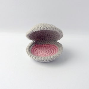 Clam With Pearl Crochet Pattern - Etsy