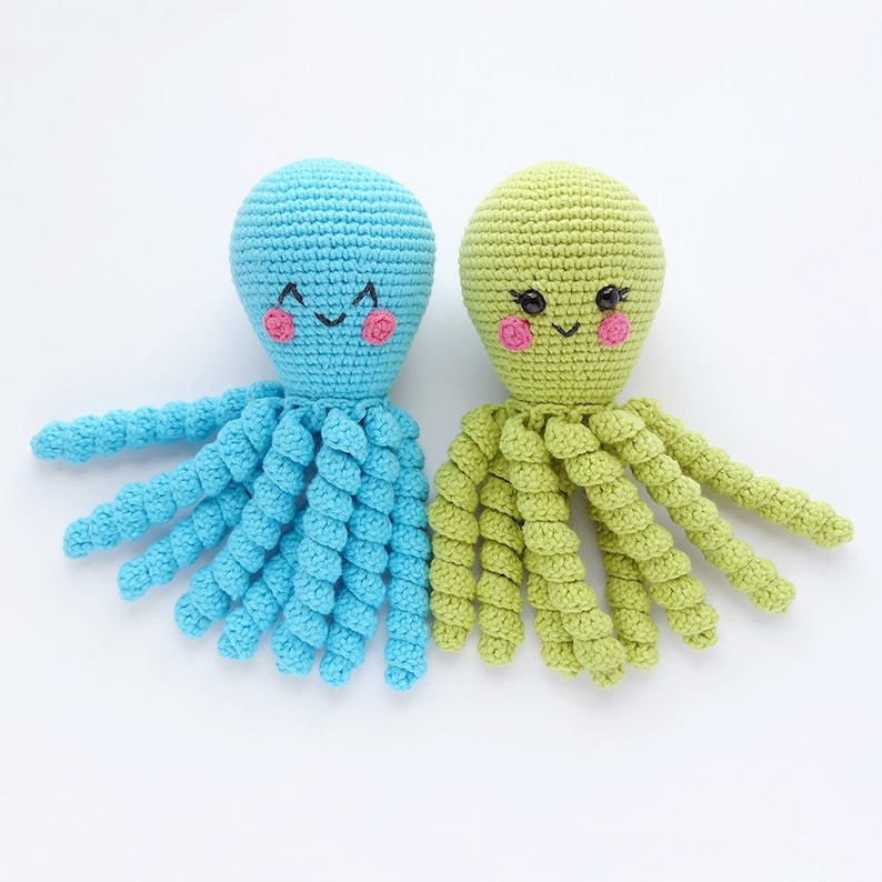 Cute Amigurumi Octopus Crochet Pattern | Etsy