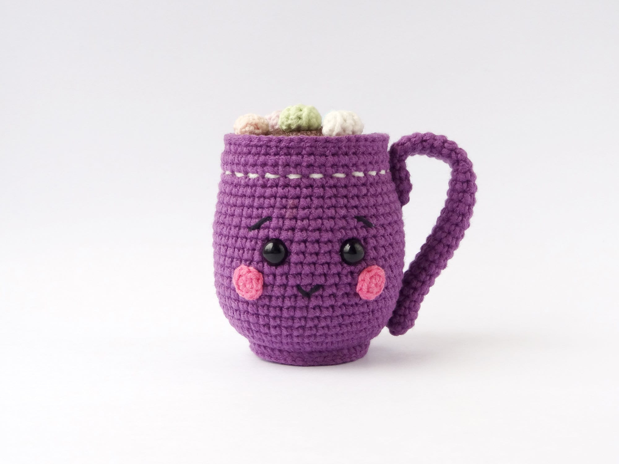 Amigurumi Coffee Cup Crochet Pattern Cute Coffee Cup With - Etsy Sweden