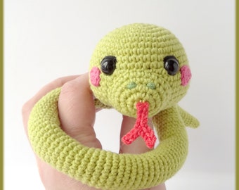 Crochet Pattern Snake PDF Tutorial Amigurumi Snake Crochet Pattern ...