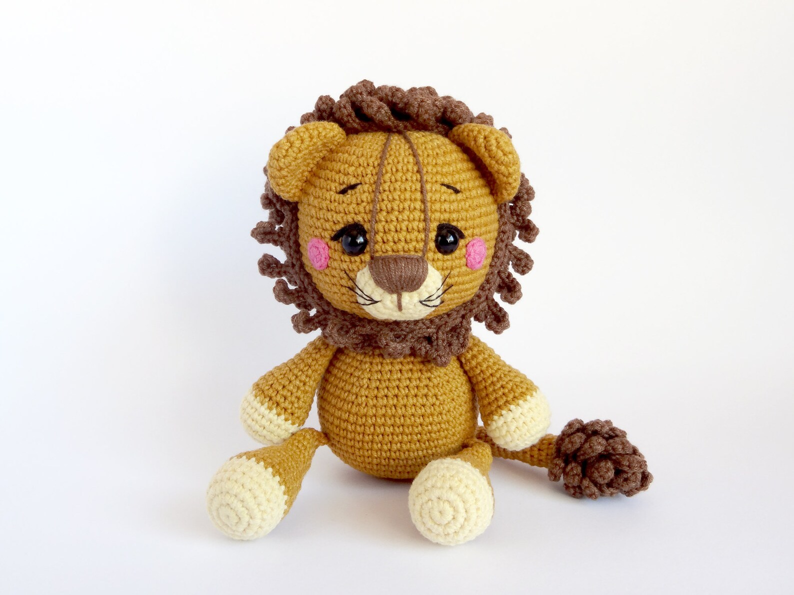 Leo the Lion Crochet Pattern Amigurumi Toy Crochet Lion - Etsy