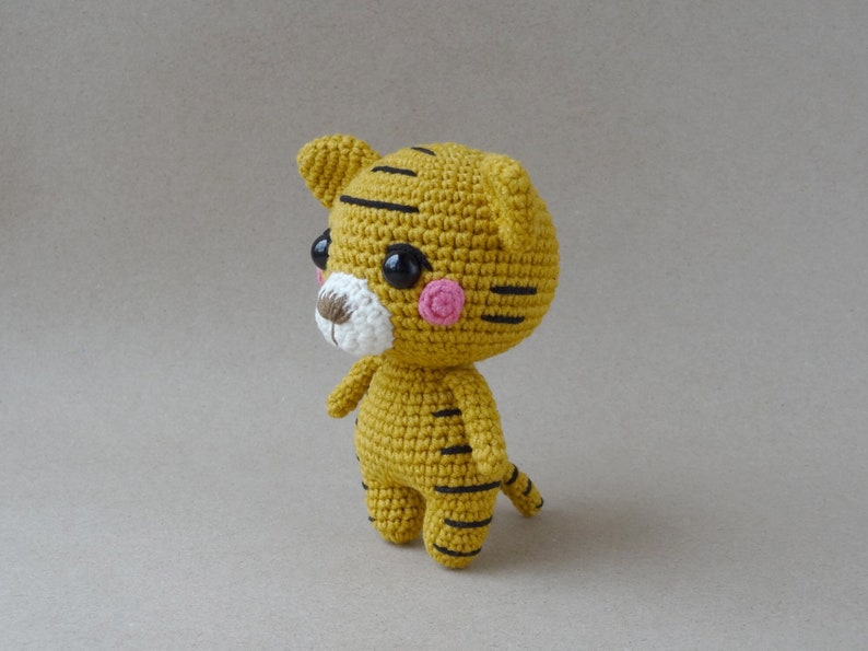 Little Tiger Crochet Pattern Amigurumi Toy Crochet Tiger - Etsy