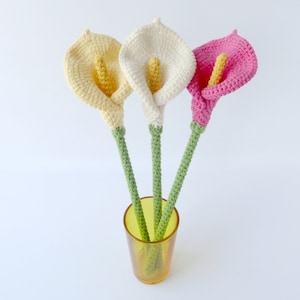 Calla Lily Crochet Pattern, Crochet Calla Lily Flowers Pdf Tutorial - Etsy