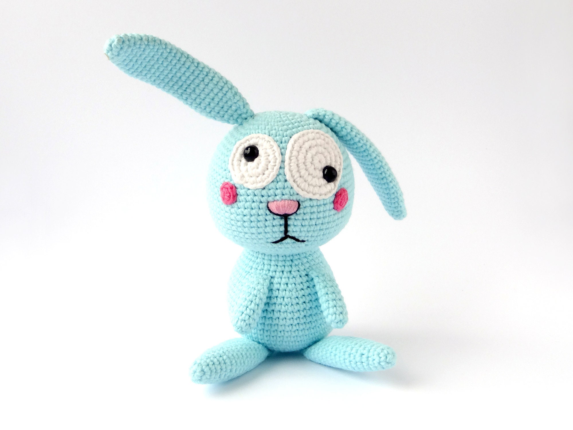 Crazy Rabbit Crochet Pattern Amigurumi Toy | Etsy