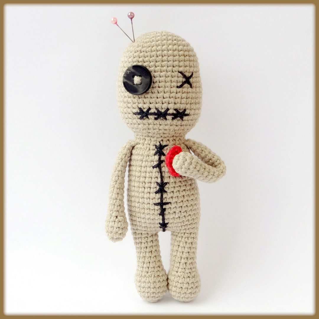 Voodoo Doll Crochet Pattern, Amigurumi Crochet Voodoo Doll Pattern - Etsy